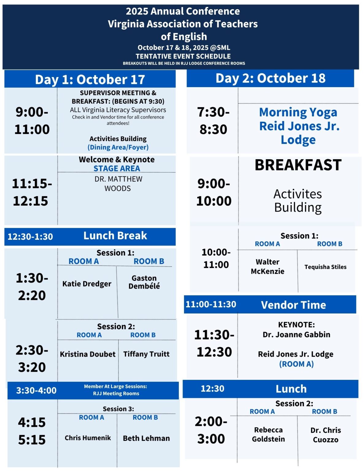 📅 VATE 2025 Annual Conference Schedule is HERE!